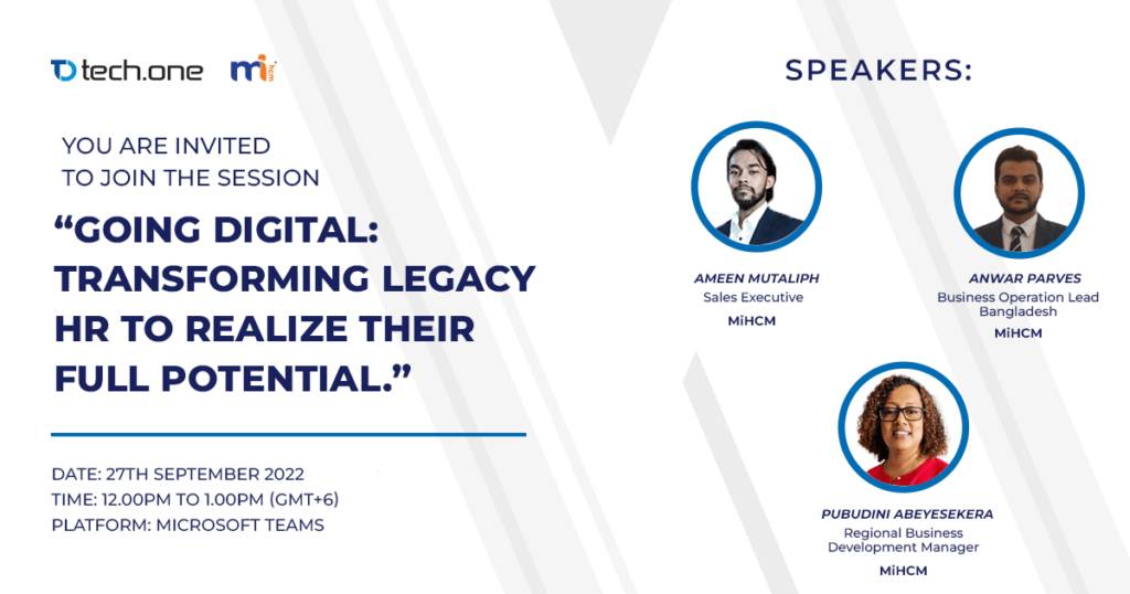 Going Digital: Transforming legacy HR to realise full potential | MiHCM