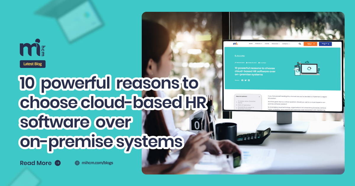 10 powerful reasons to choose cloud-based HR software over on-premise ...