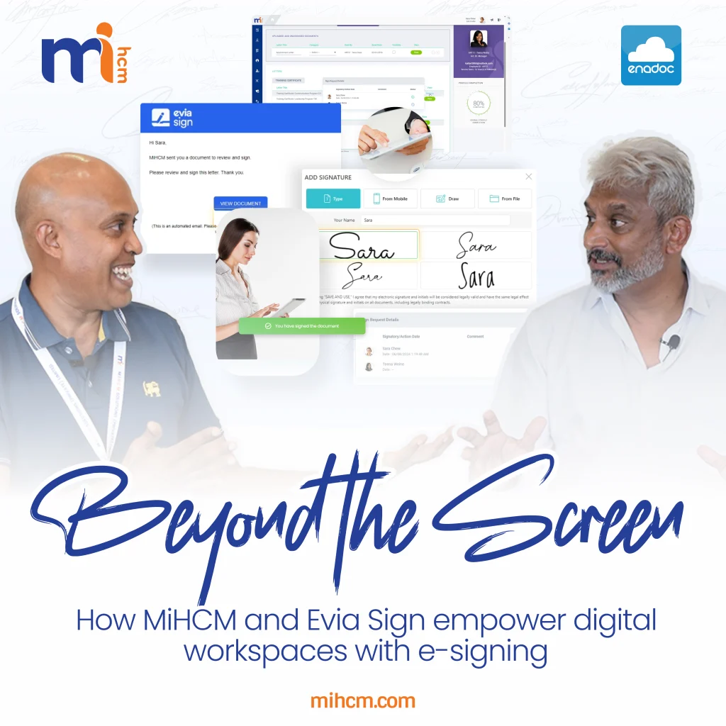 How MiHCM and Evia Sign empower digital workspaces with e-signing | MiHCM