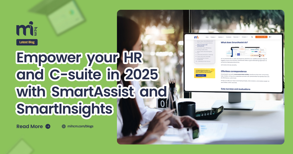 Empower your HR and C-suite in 2025 with SmartAssist and SmartInsights ...