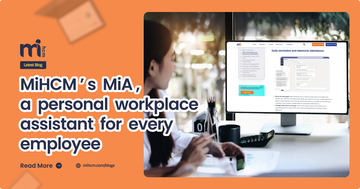 MiHCM’s MiA, a personal workplace assistant for every employee | MiHCM