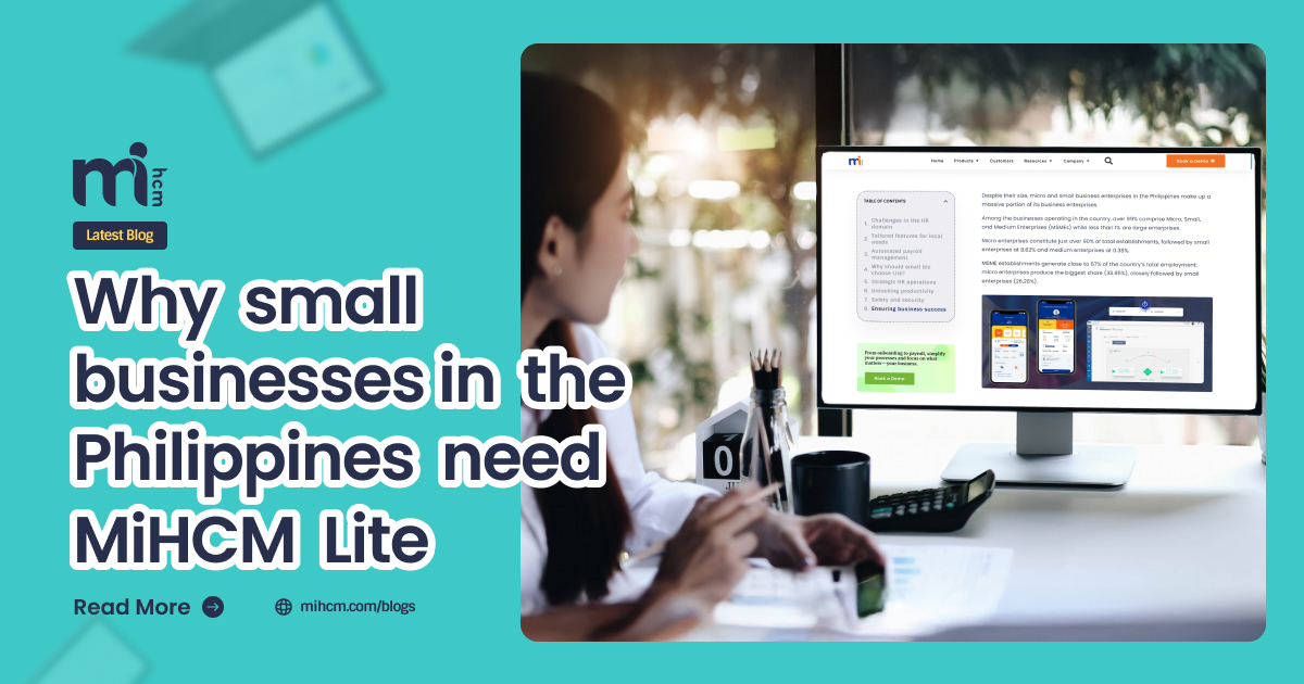 Why small businesses in the Philippines need MiHCM Lite | MiHCM