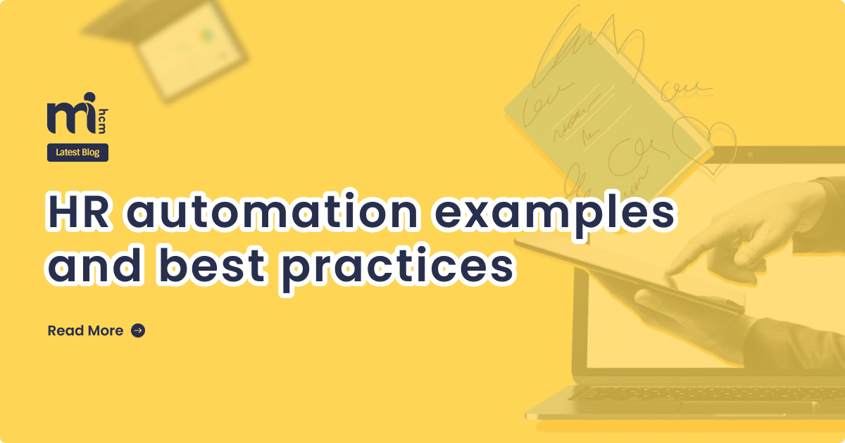 HR automation examples and best practices | MiHCM
